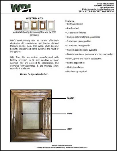 Resources - WDI Window Trim Kits