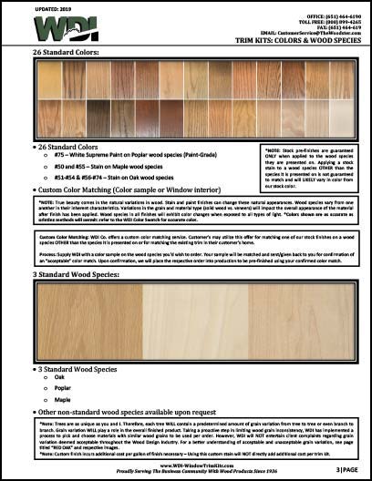 Resources - WDI Window Trim Kits